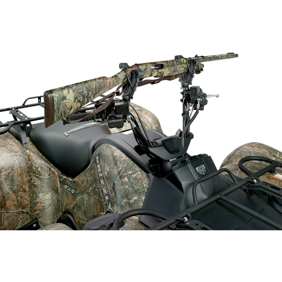 ATV GUN RACK Single Utility Grip Holder Mount Rifle Bow Shotgun Hunt