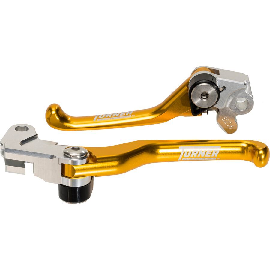 Turner Performance Products Billet Folding Clutch & Brake Lever Combo ...