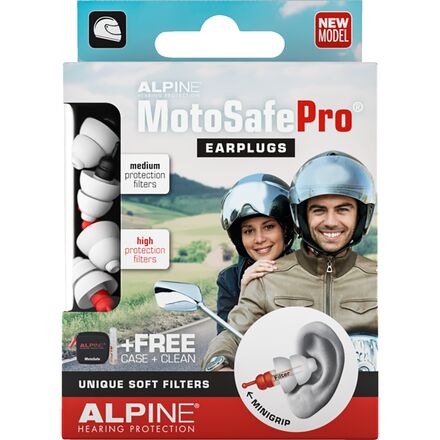 Alpine Hearing Protection MotoSafe Pro Earplugs | MotoSport