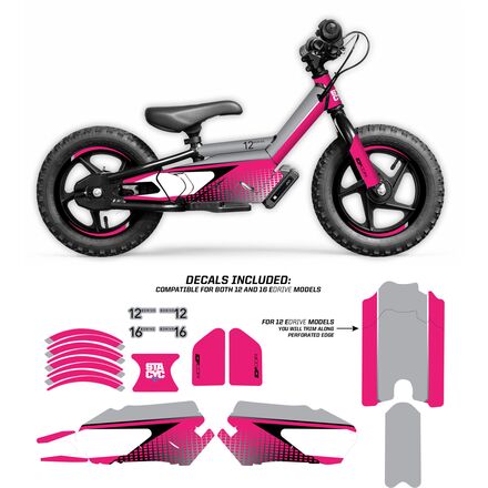 Shop D'COR Visuals STACYC Graphics Kit - 12 And 16 Inch eDrive | MotoSport