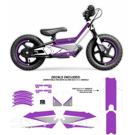 Shop D'COR Visuals STACYC Graphics Kit - 12 And 16 Inch eDrive | MotoSport