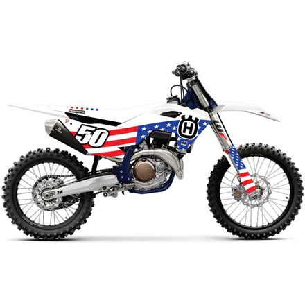 Shop D'COR Visuals 25 USA Complete Graphics Kit - Husqvarna | MotoSport