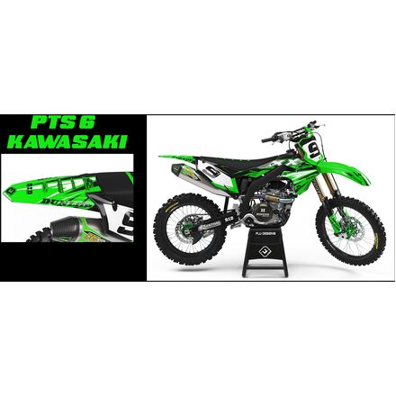 FLU Designs Pro Team Series 6 Graphic Kit - Kawasaki | MotoSport