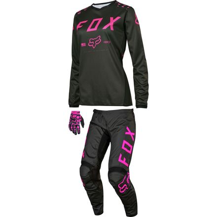Shop Fox Racing 2017 Girl's Peewee 180 Combo | MotoSport (Legacy URL)