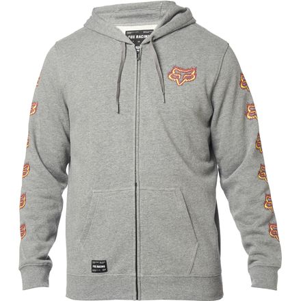 Shop Fox Racing Flame Head Zip Hoody | MotoSport (Legacy URL)