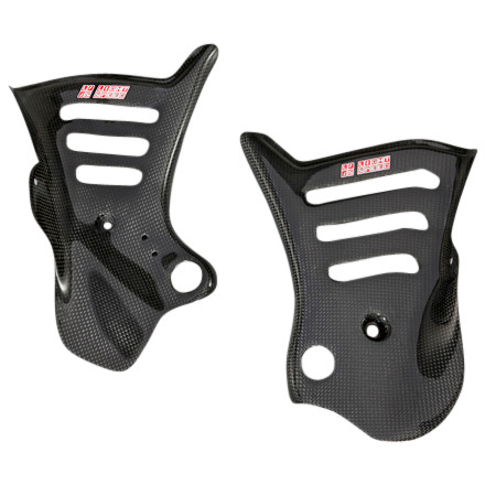 Shop GYTR ZZZ Lightspeed Carbon Fiber Frame Guard Set | MotoSport ...
