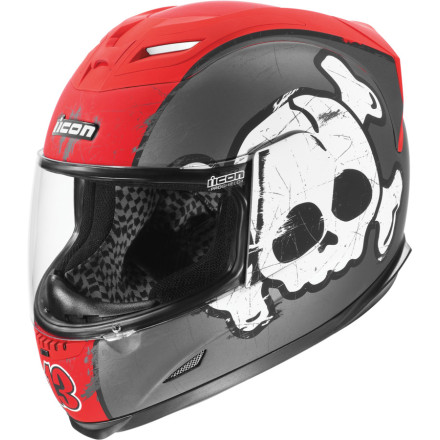 Shop ICON Airframe Helmet - Crossbone Racer [obs] | MotoSport (Legacy URL)