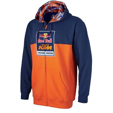 Shop KTM PowerWear Red Bull Factory Racing Zip Hoody | MotoSport ...