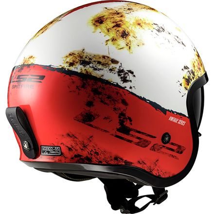 LS2 Spitfire Rust Helmet | MotoSport