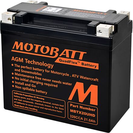 Motobatt Quadflex AGM Battery | MotoSport