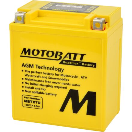 Shop Motobatt Quadflex AGM Battery | MotoSport