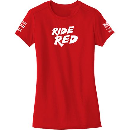 Shop Mayhem Industries Women's Ride Red Honda T-Shirt | MotoSport ...