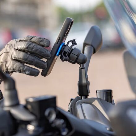 Shop Quad Lock Motorcycle Mirror Stem Mount | MotoSport