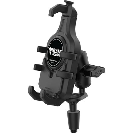 Shop RAM Mounts Quick-Grip Pro Holder With Fork Stem Base | MotoSport