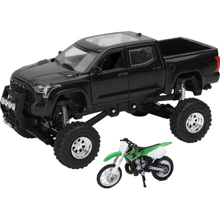 New Ray Toys 1:32 Scale Toyota Tundra And Kawasaki Dirt Bike | MotoSport