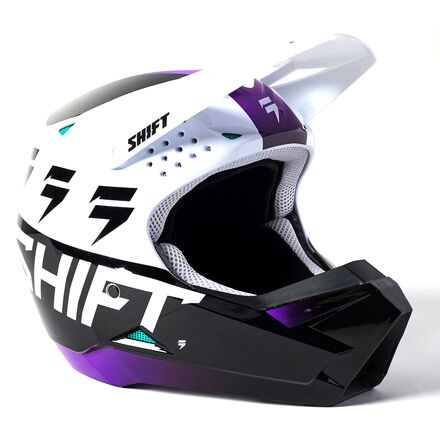 Shift 2021 White Label Helmet - UV | MotoSport (Legacy URL)