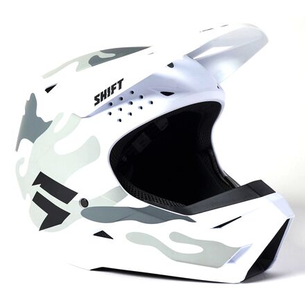 Shift 2021 Youth White Label Helmet - Camo | MotoSport (Legacy URL)